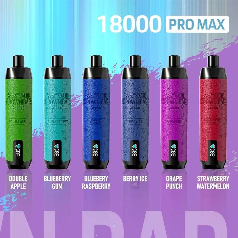 VAPME Crown Bar Puff 18000 Pro Max Leather Disposable Vape Puff 18k ...