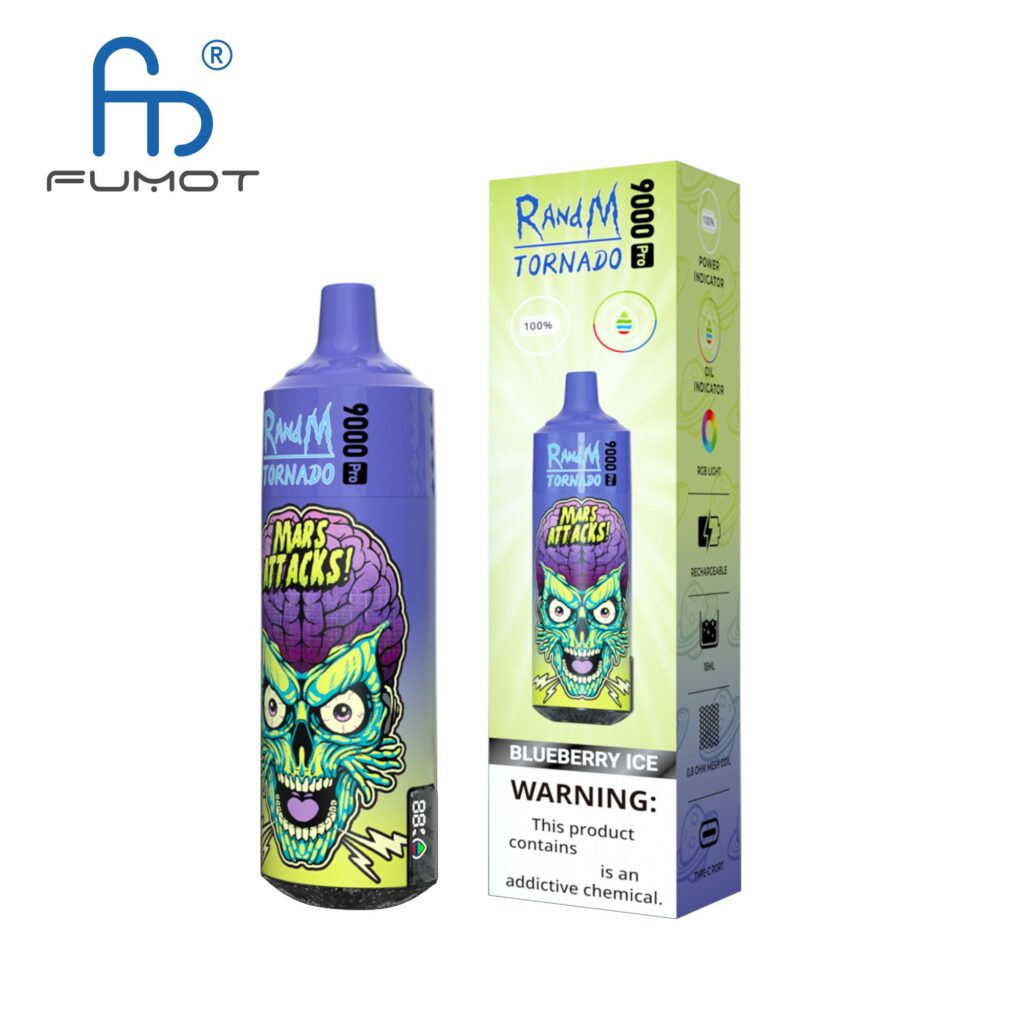 RandM Tornado 9k 9000 PRO Puffs LED display Disposable E Cigarettes ...