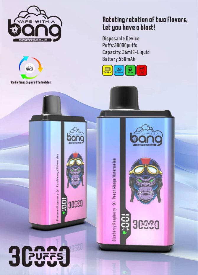 Bang 30000 Puffs Disposable Vape Dual Pod Dual Flavors Puff 30k ...