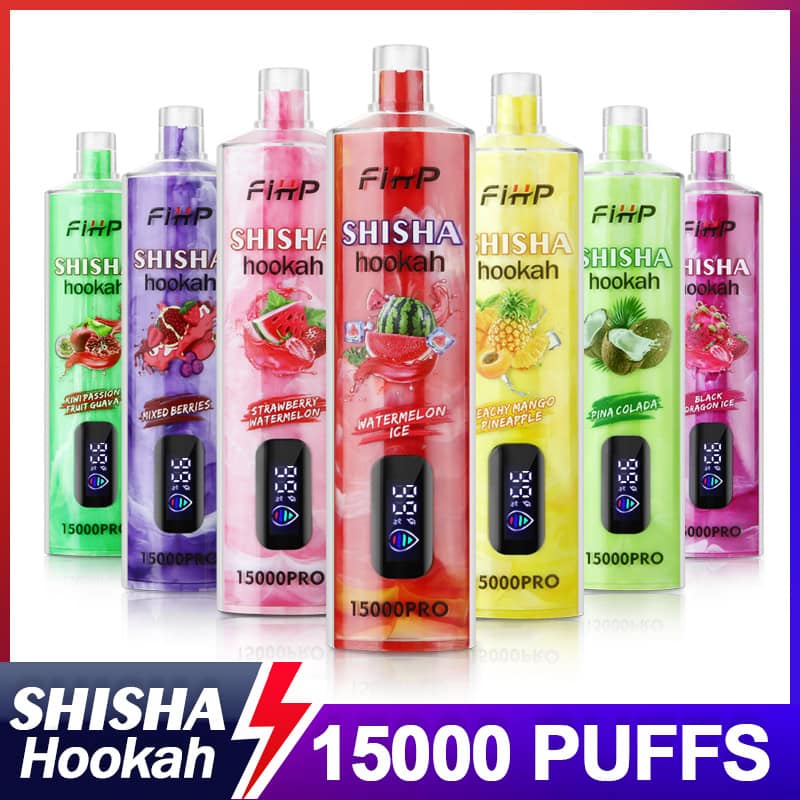 Fihp Mini Hookah Shisha 15000 PRO Puffs Vaper Rechargeable Puff ...
