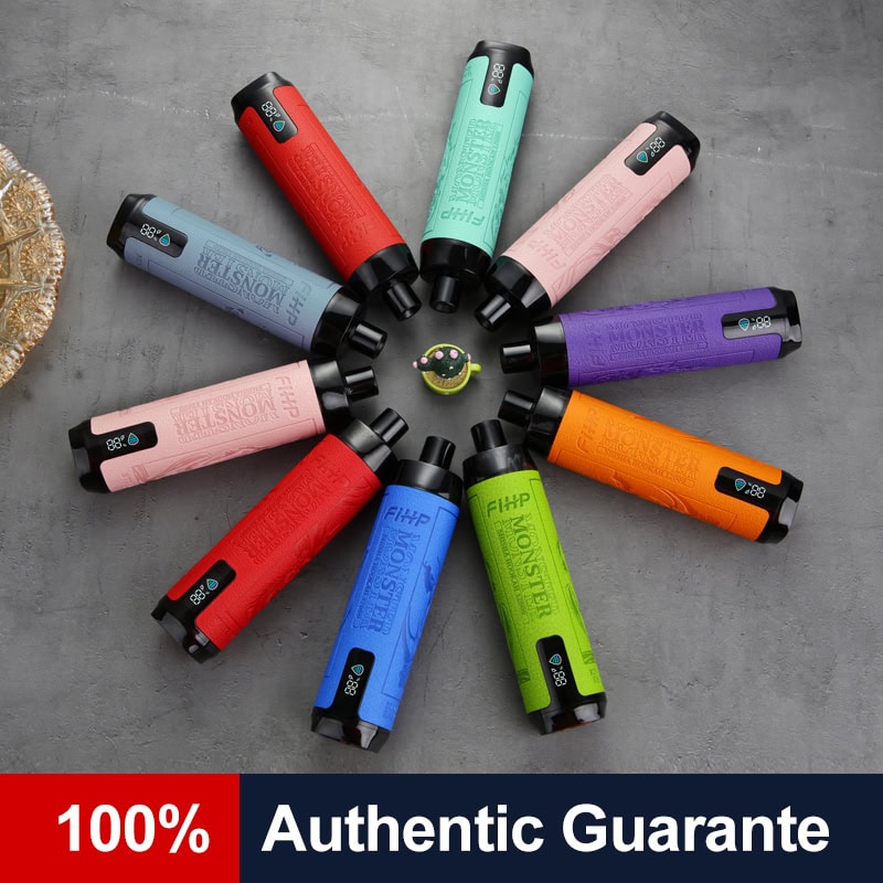 FIHP Shisha Hookah 12000 Puffs Vaper Rechargeable 22ml 650mah Puff ...