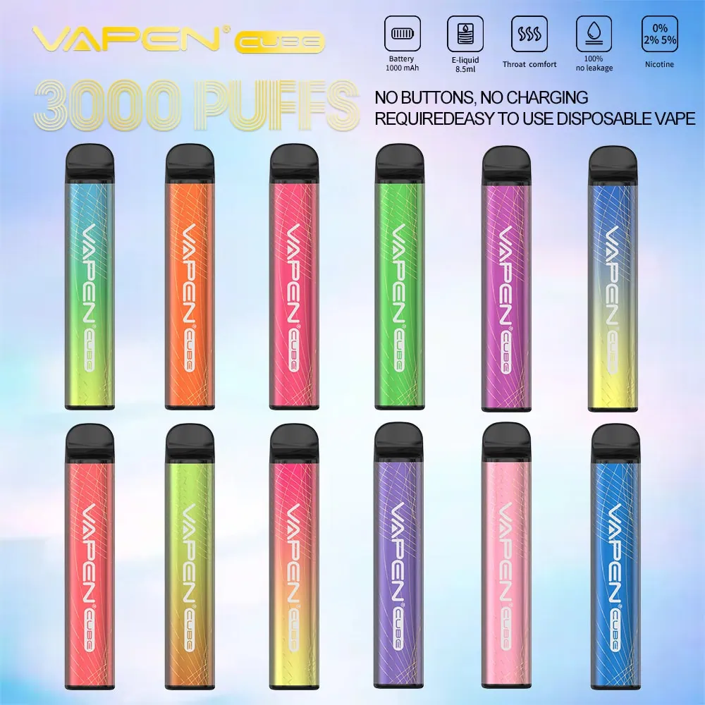 VAPEN CUBE 3000 PUFFS disposable vapes 1000mAh vaper desechable smok ...