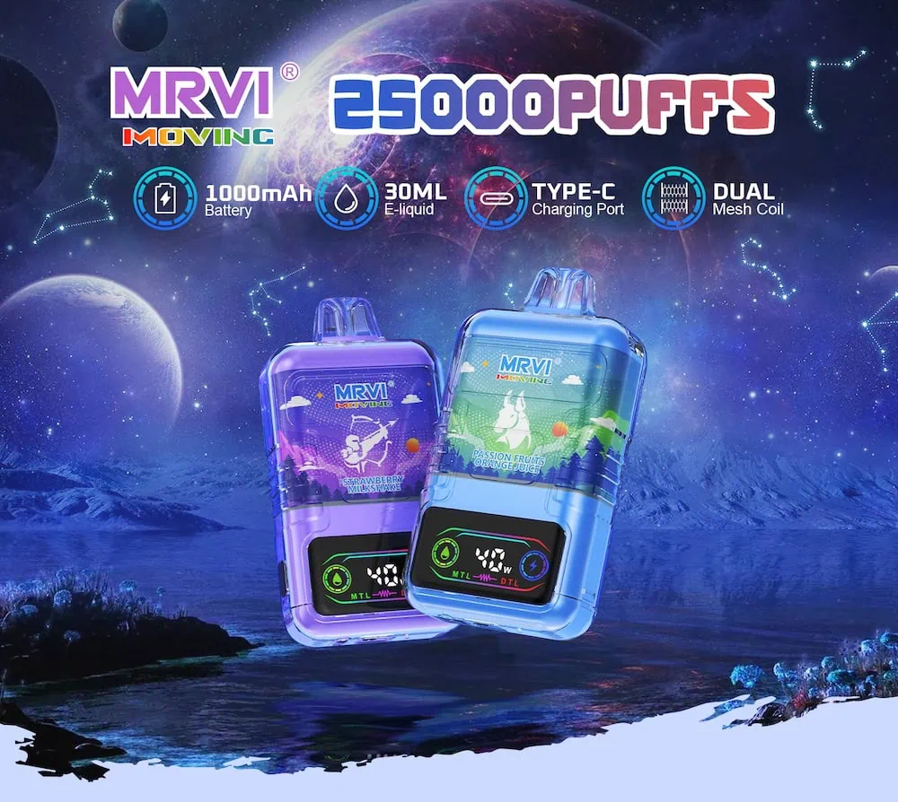 MRVI Moving 25000 eu ship Puffs MTL DTL Disposable Vape 30ml Wholesale ...