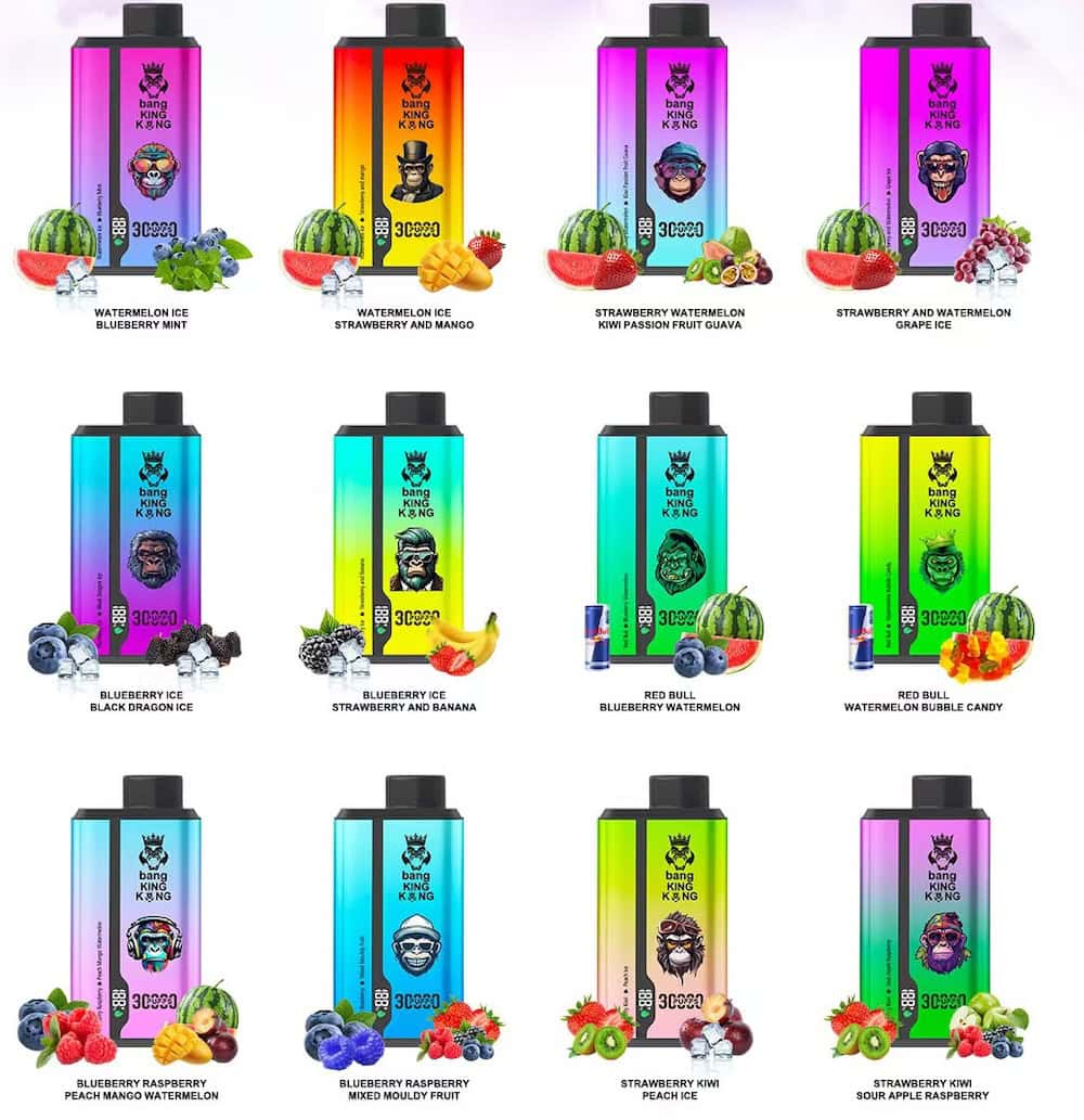 Bang king 30k Puffs MOQ 10pcs Double Taste LCD Display Disposable Vape ...