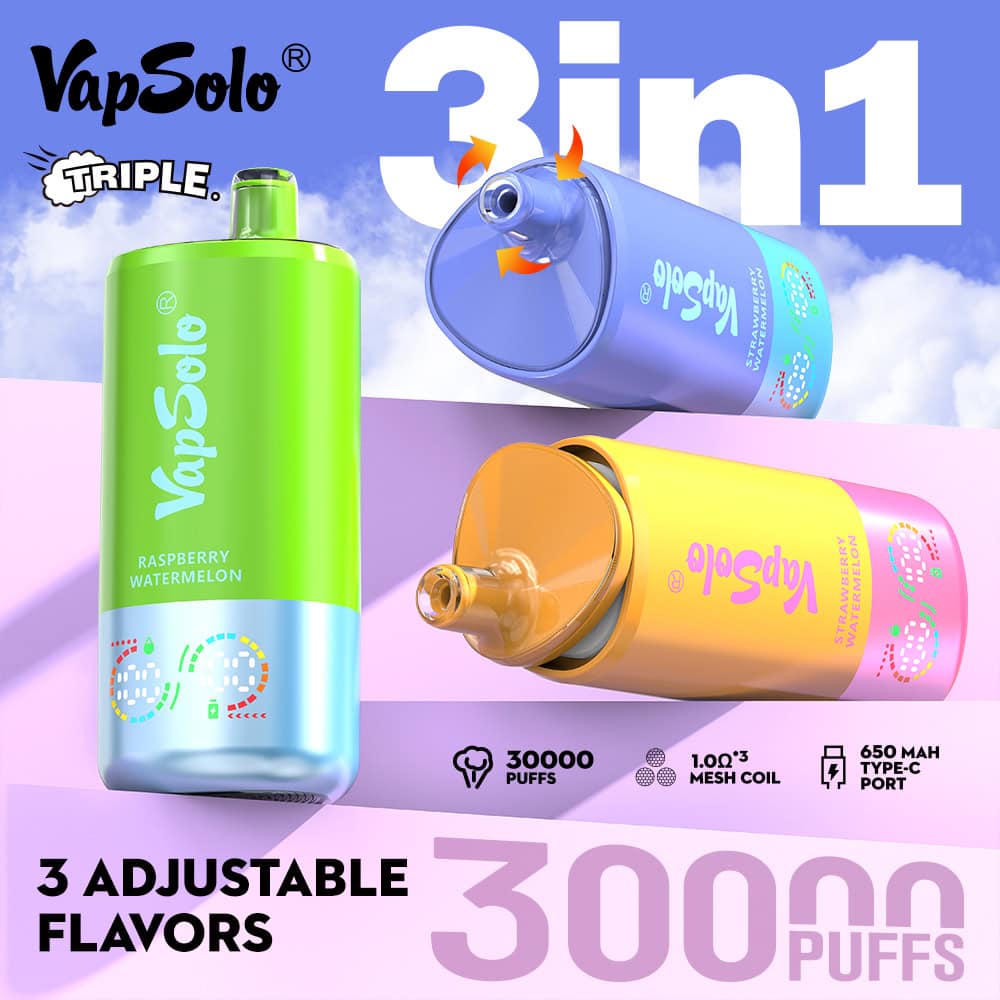 Vapsolo Triple 30k 30000 Puffs Disposable Vape - Vivivapes