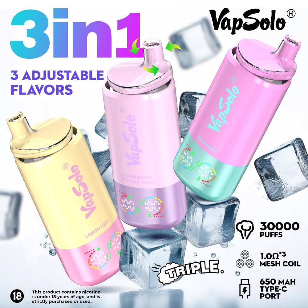 Vapsolo Triple 30k 30000 Puffs Disposable Vape - Vivivapes